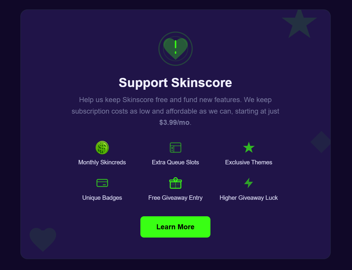 Skinscore - The Platform for CS2 Skins & Craft Ratings