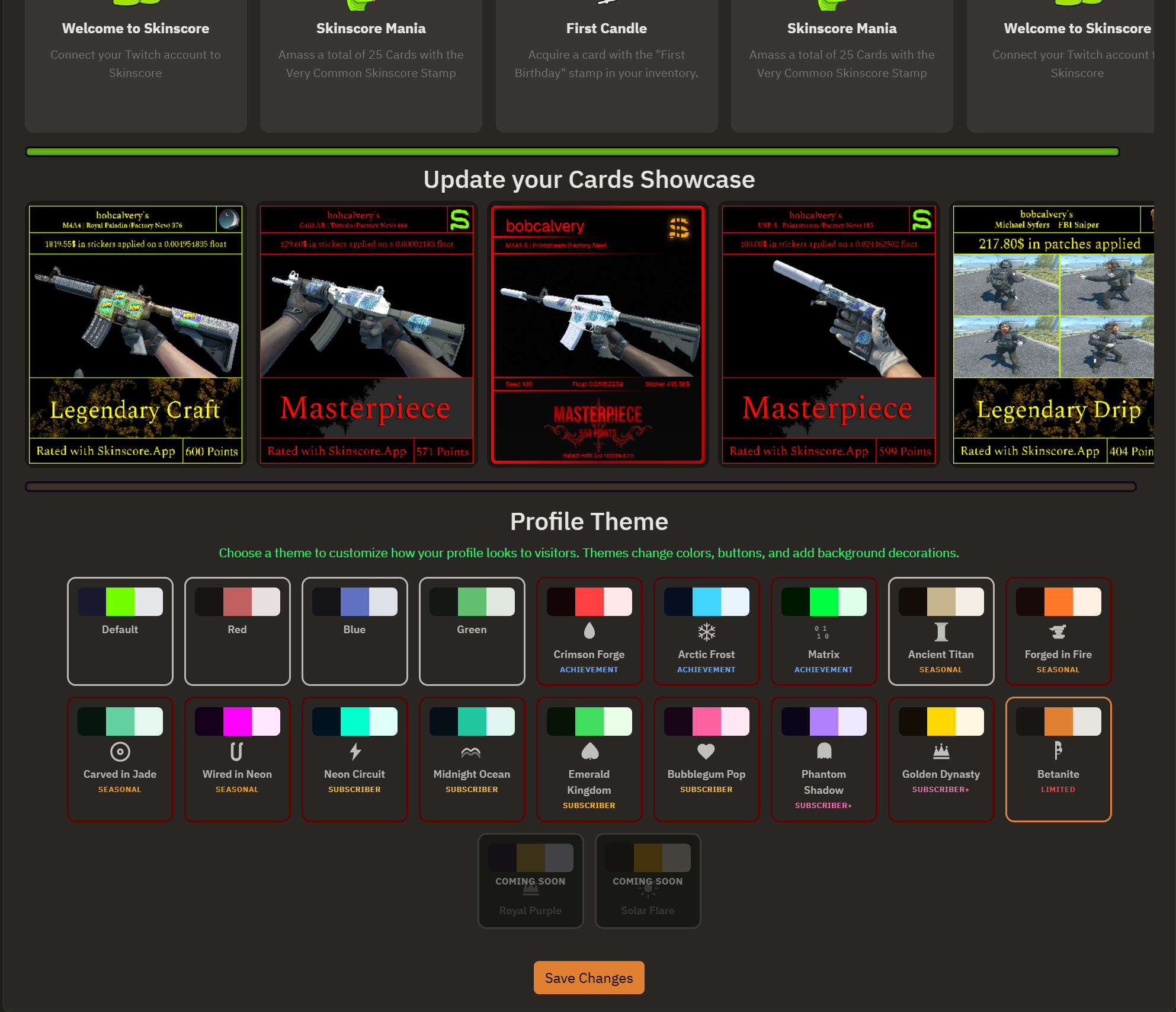 Skinscore - The Platform for CS2 Skins & Craft Ratings